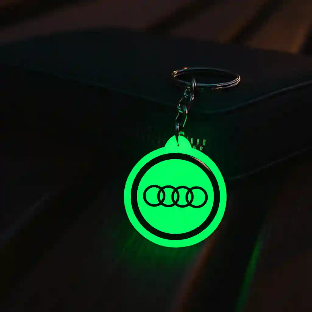 Audi | Keychain | Glow in dark – Mi Glow Store
