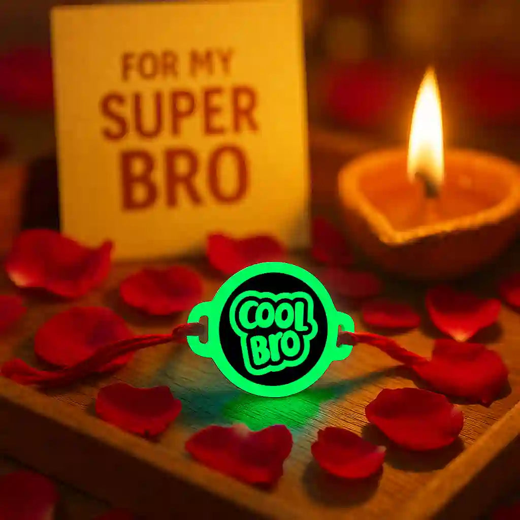 Cool Bro | Rakhi | Glow in Dark – Mi Glow Store