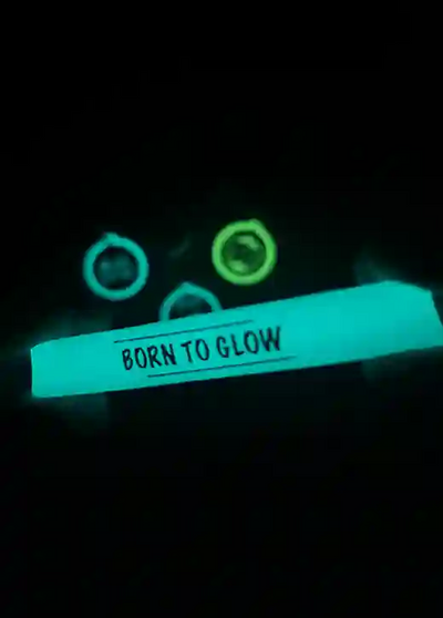Glow Wrist Band | Born to Glow | Glow in Dark – Mi Glow Store