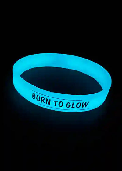 Glow Wrist Band | Born to Glow | Glow in Dark – Mi Glow Store