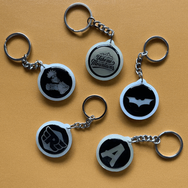 CA Logo | Keychain | Glow in Dark – Mi Glow Store