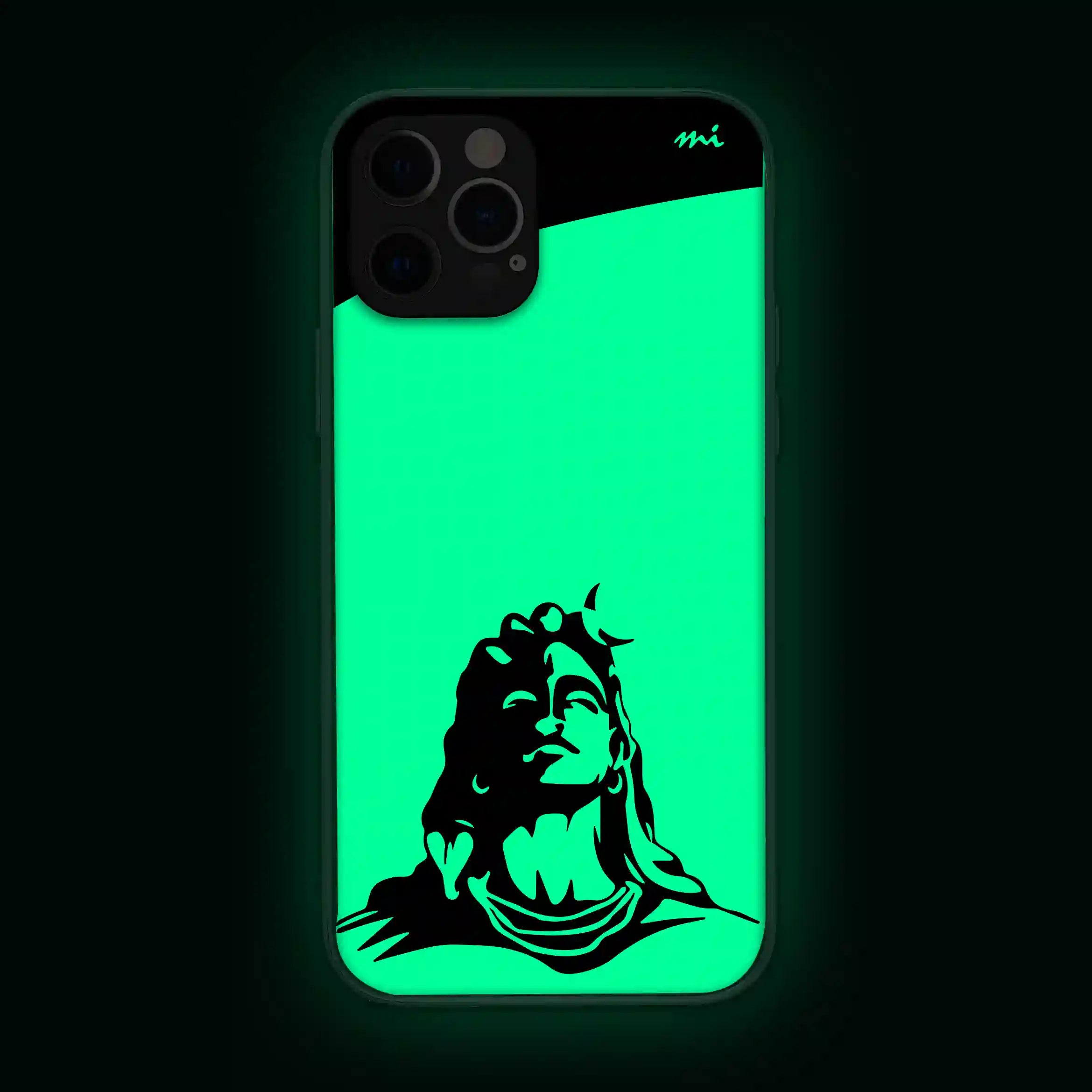 Adiyogi | Mahadev | Shiva | Gods | Glow in Dark | Phone Cover | Mobile ...