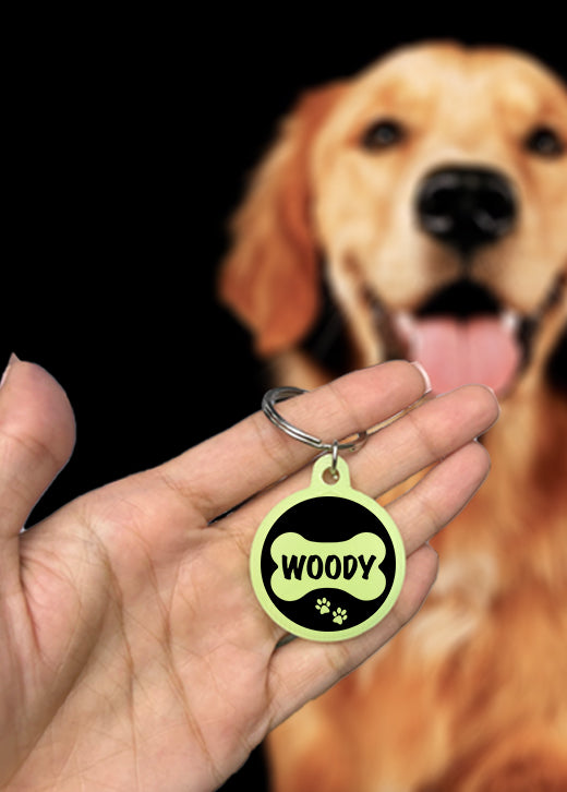 Woody | Dog Tag | Glow in Dark – Mi Glow Store