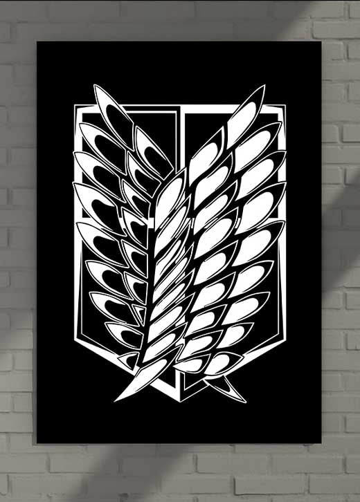 ATTACK ON TITAN (AOT) | POSTER | GLOW IN DARK – Mi Glow Store