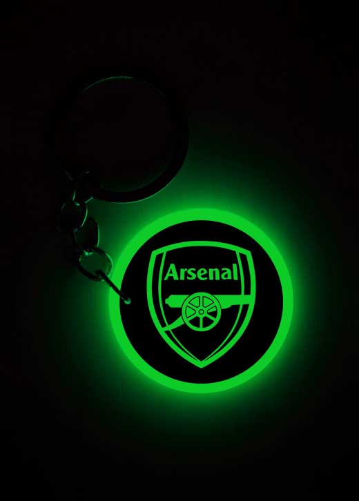 Arsenal | Keychain | Glow in Dark – Mi Glow Store