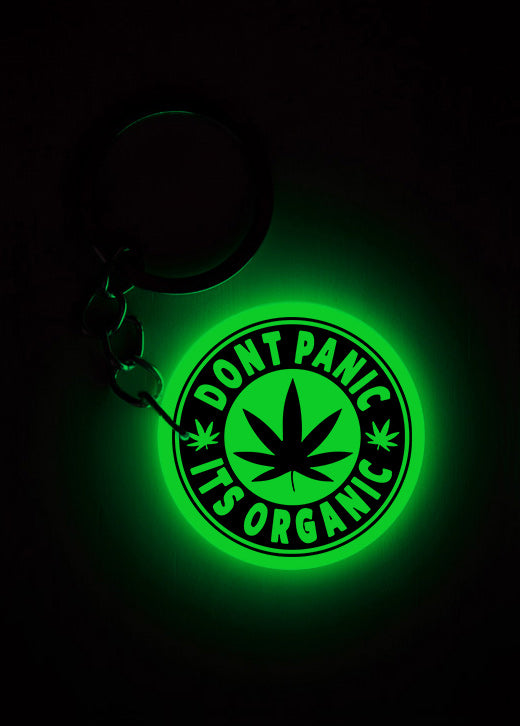 Don’t Panic It's Organic | Keychain | Glow in Dark – Mi Glow Store