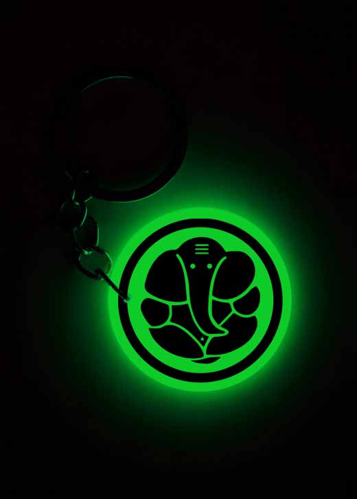 Ganesh (Design 2) | Keychain | Glow in Dark – Mi Glow Store