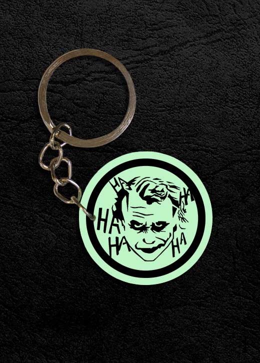 Joker ( Ha Ha) | Keychain | Glow in Dark – Mi Glow Store