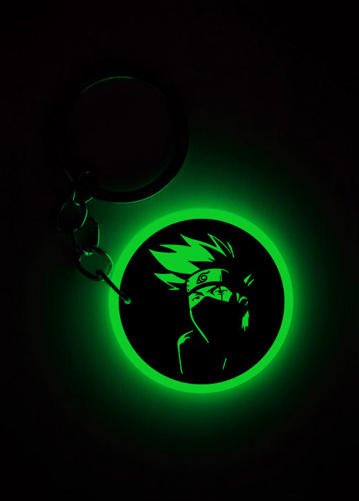 Kakashi Naruto | Keychain | Glow in Dark – Mi Glow Store