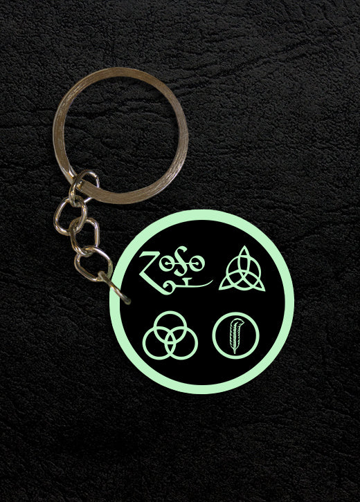 Led Zeppelin | Keychain | Glow in Dark – Mi Glow Store