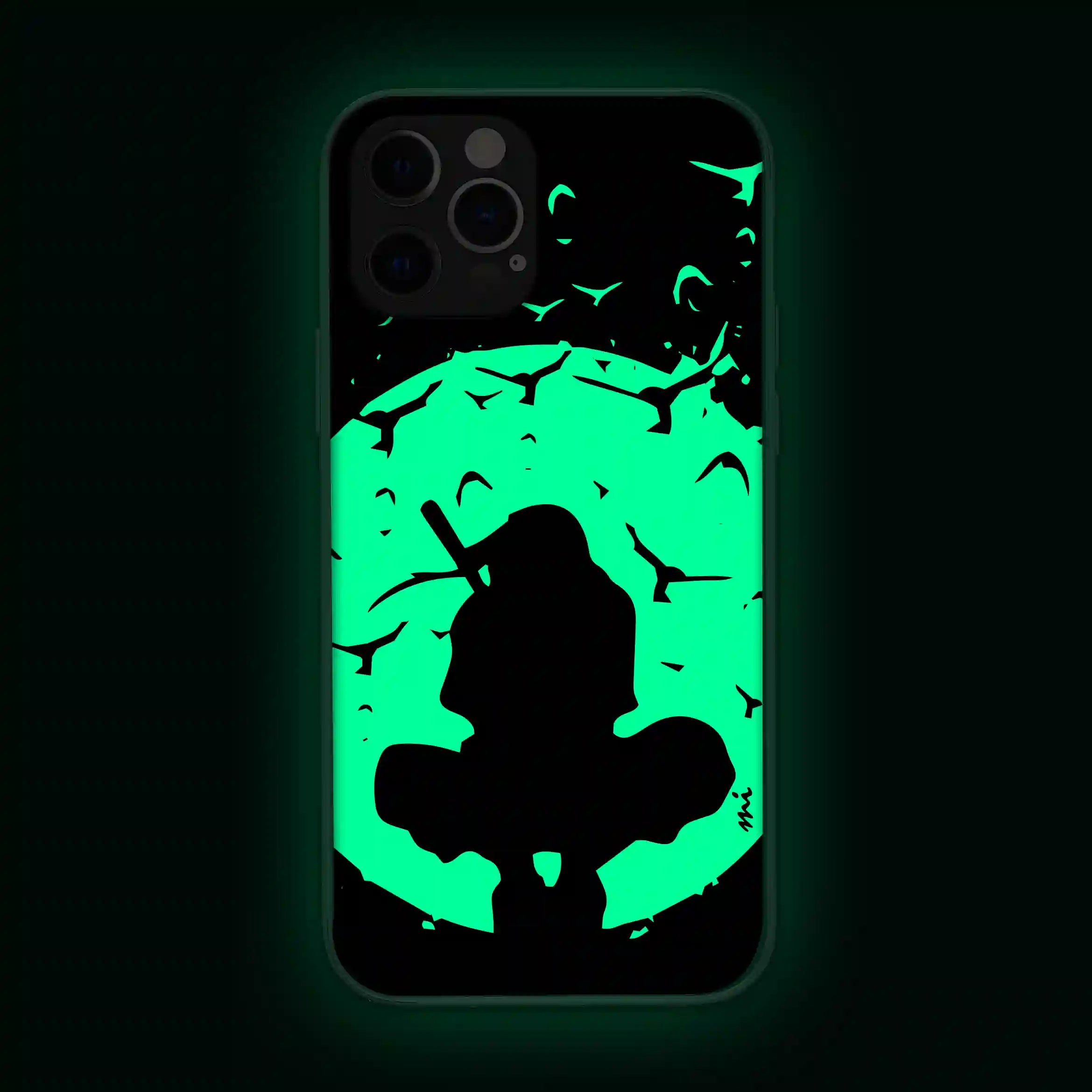 Uchiha Itachi | Naruto | Anime | Glow in Dark | Phone Cover | Mobile C ...